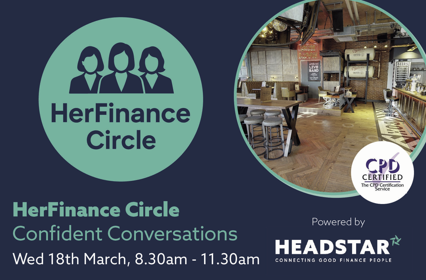 HerFinance Circle - Confident Conversations (CPD-accredited) - Headstar